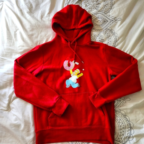 Jessica Simpson | Jackets & Coats | Simpsons Homer Donut Hoodie | Poshmark